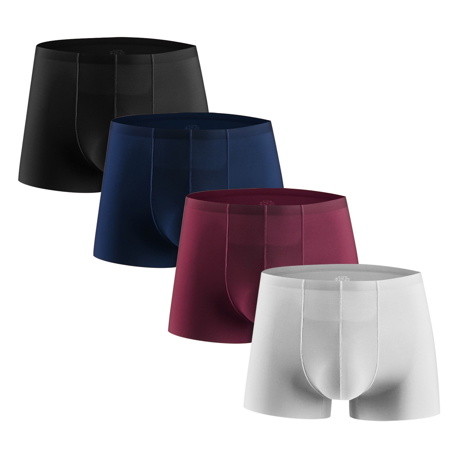 Arnsht 4PC Men's Ice Silk Non-marking Quick-Drying Loose Breathable ...