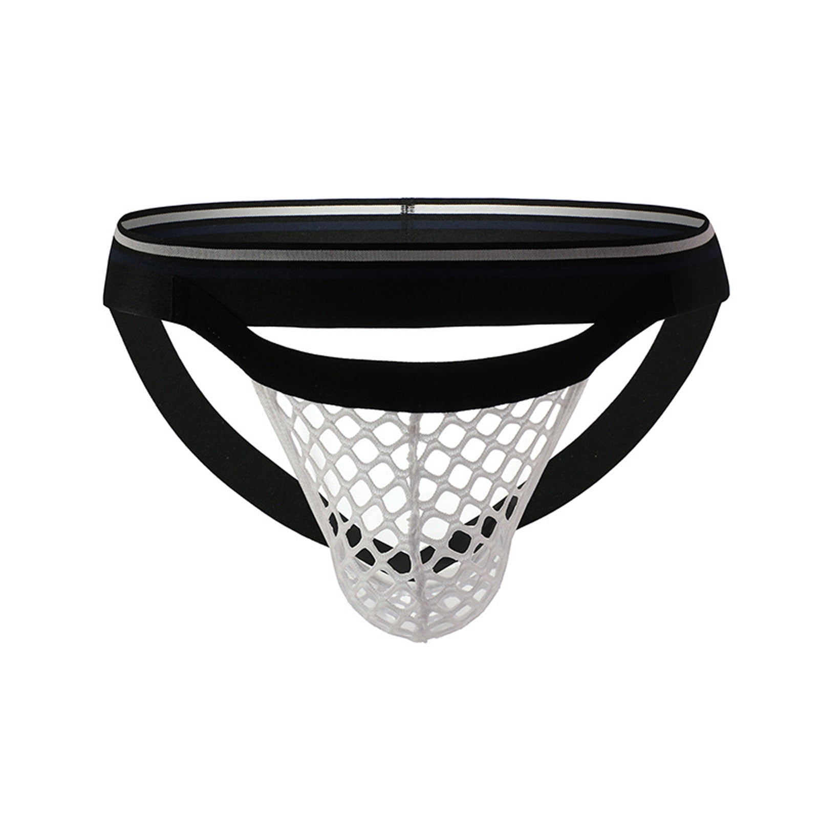 Arnsht Men's Sexy Mesh Jockstrap Low Rise Underwear Jock Trendy Strap ...