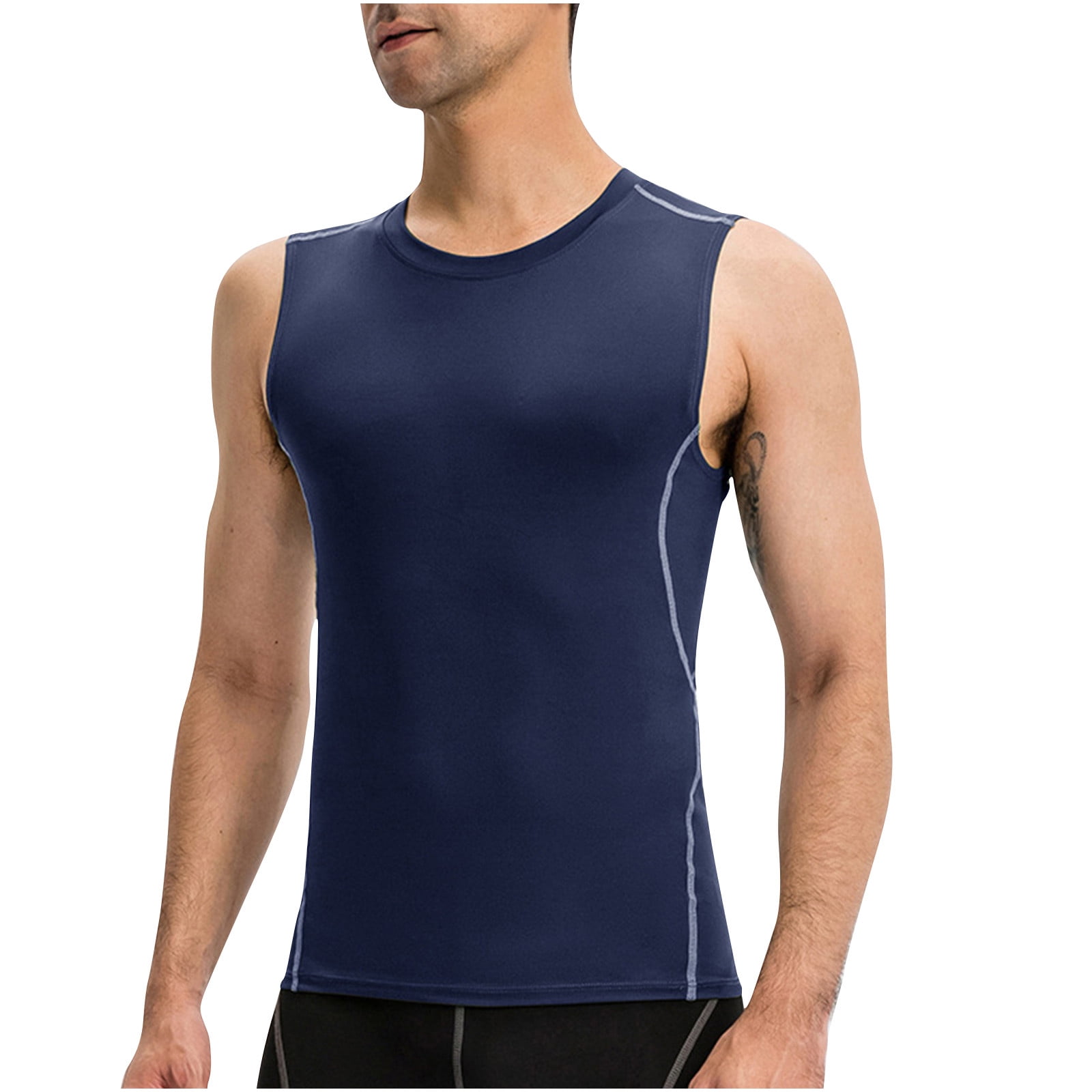 Arnsht Men's Sleeveless Workout Shirts Quick Dry Lightweight Running ...
