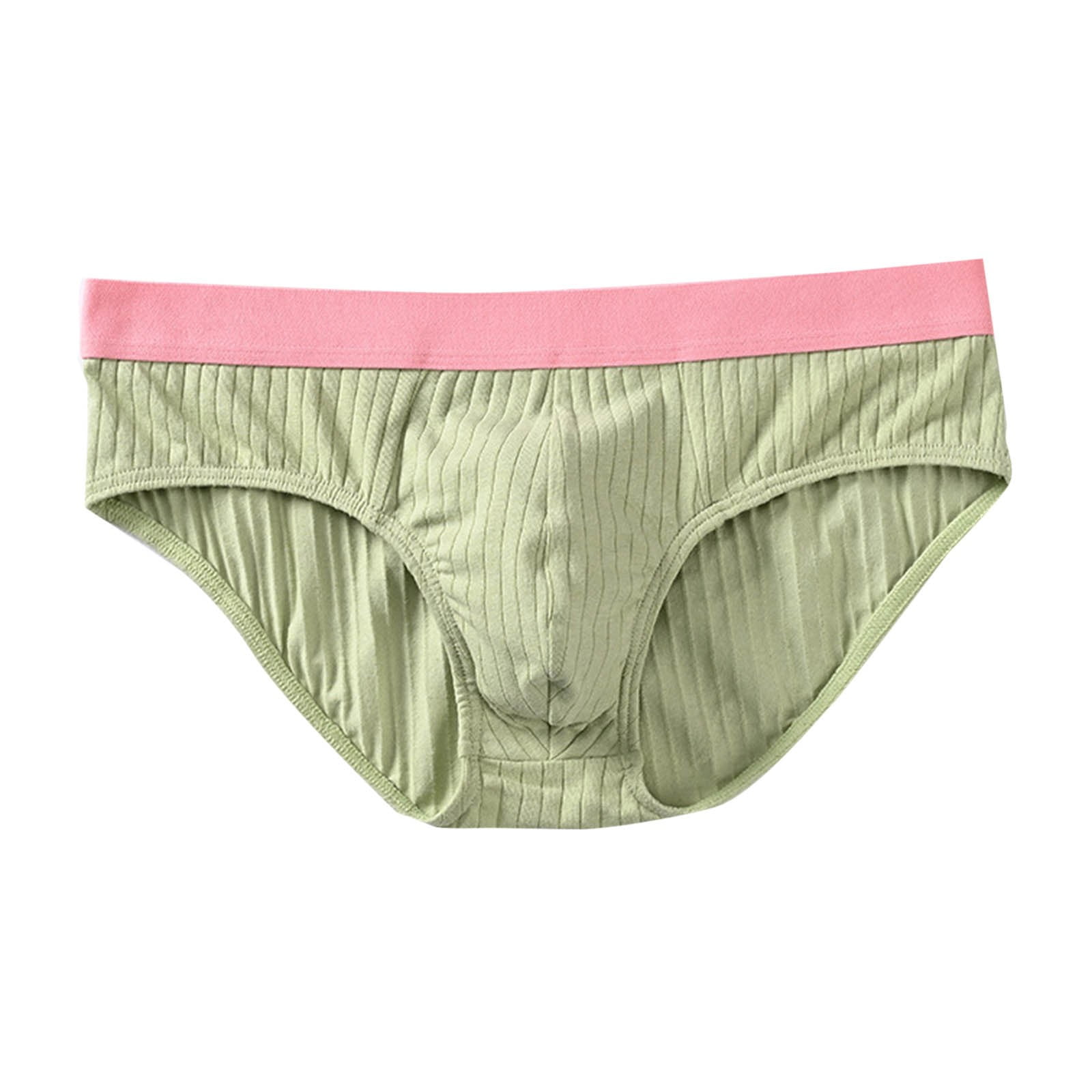 Arnsht Men's Solid Color Cotton Underwear Thong Mid Waist Underwear ...
