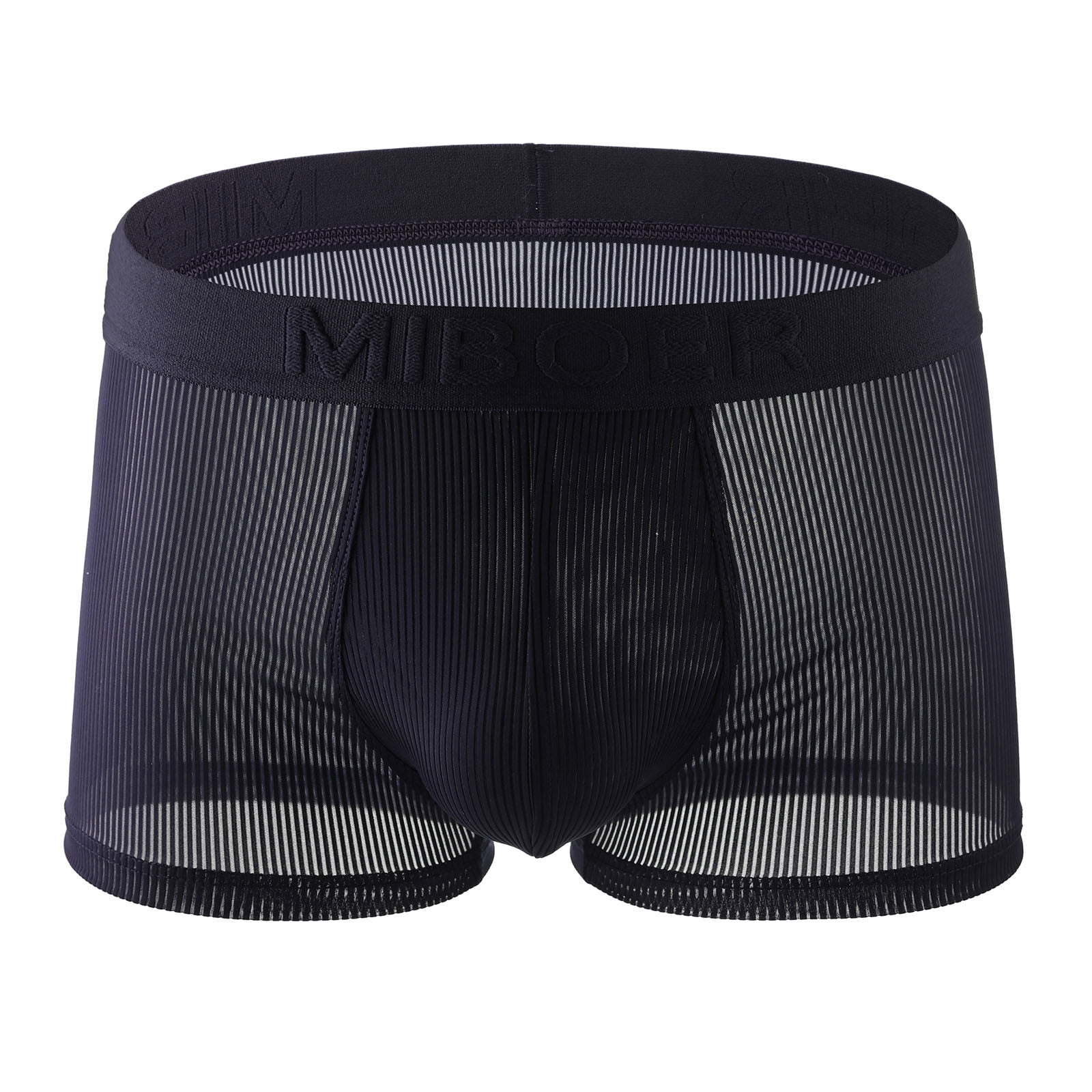 Arnsht Men's Underwear See Through Sexy Boxer Briefs Cool Mesh ...