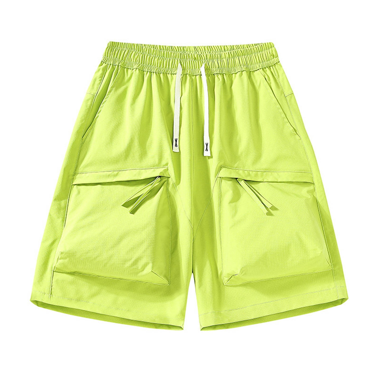 Arnsht Mens Hiking Cargo Shorts Lightweight Drawstring Elastic-Waist ...