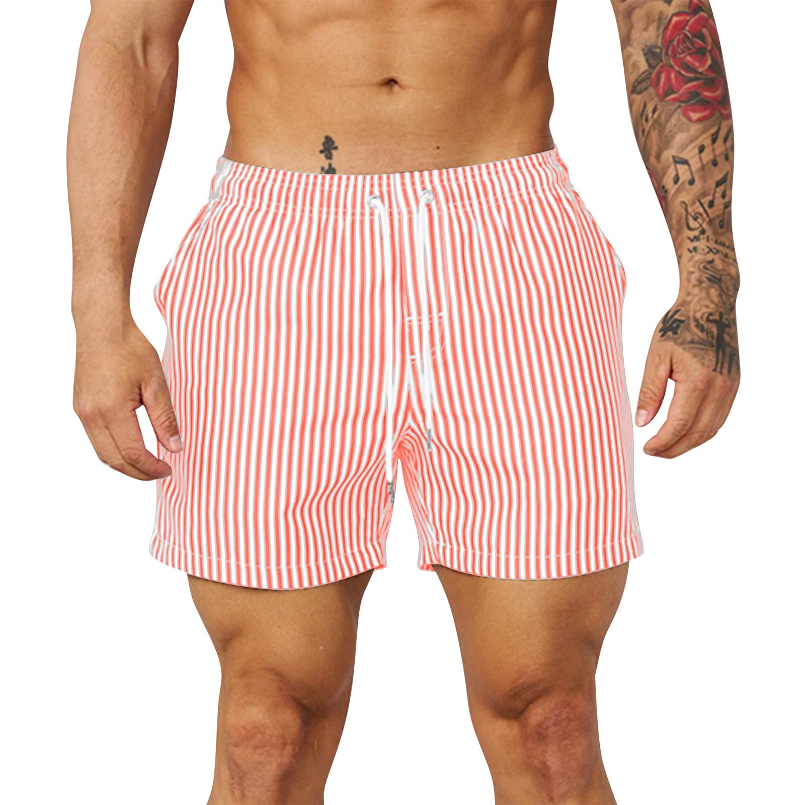 Arnsht Swim Trunks Mens 7 Inch Bathing Suit with Mesh Liner Men's Stretch Swimwear Quick Dry ...