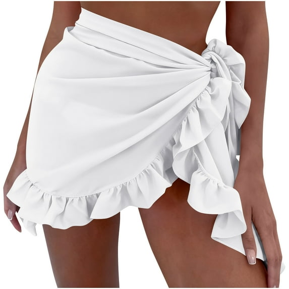 Arnsht Swimsuit Coverup for Women Sarong Short Wrap Beach Skirt Bikini ...
