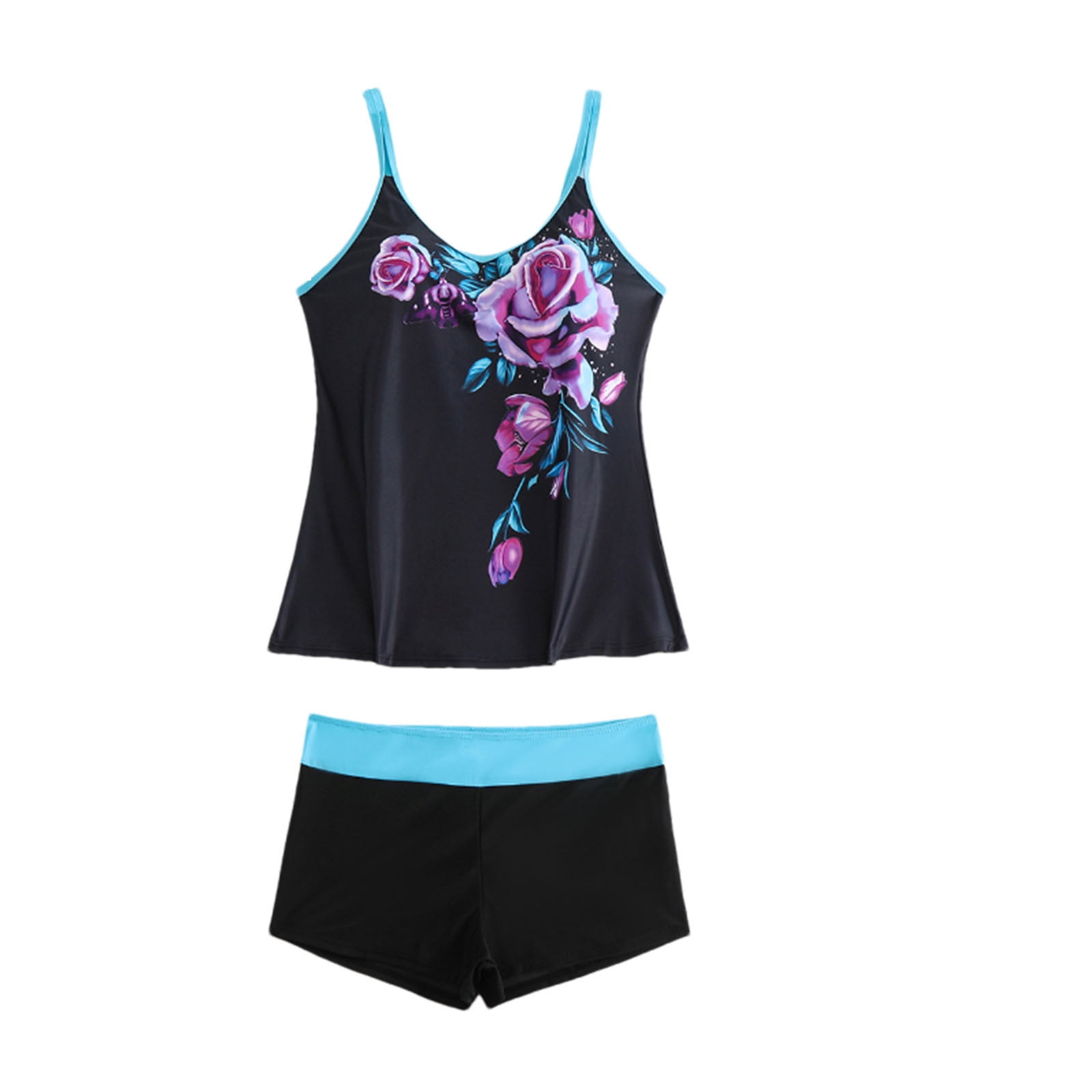Arnsht Tankini Swimsuits for Women Tummy Control Two Piece Bathing ...