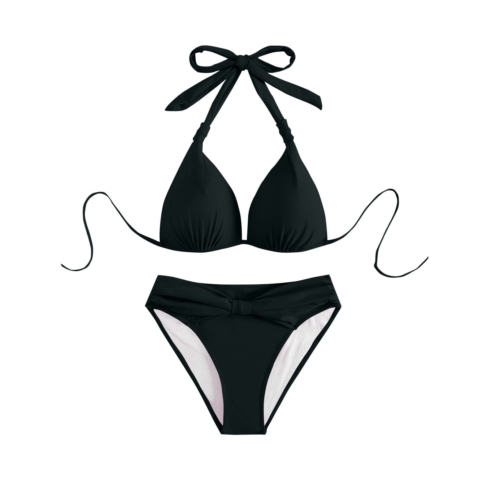 Arnsht Two Piece Bikini Set Beach Swimsuits Pool Party, Bandeau Bathing ...