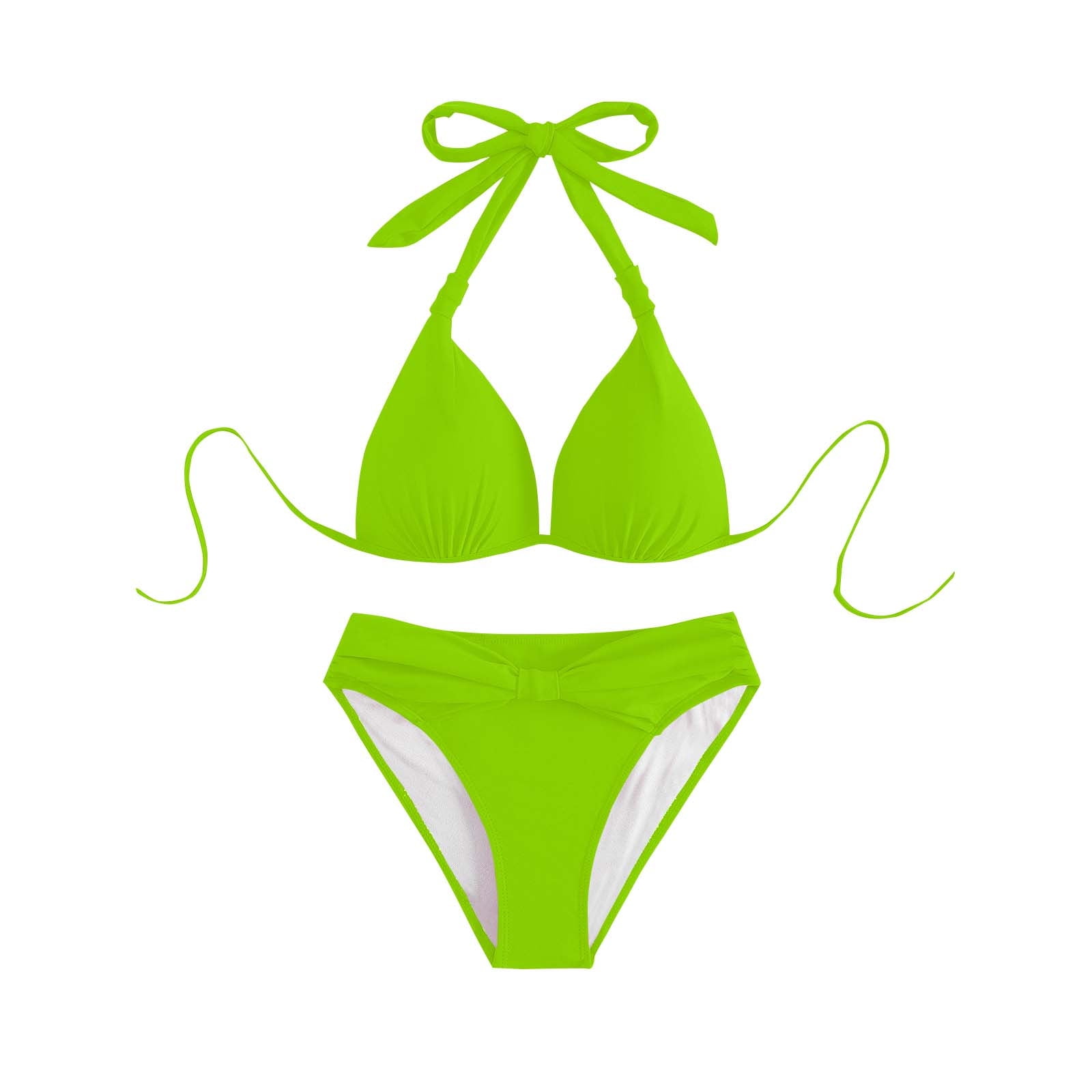 Arnsht Two Piece Bikini Set Beach Swimsuits Pool Party, Bandeau Bathing ...