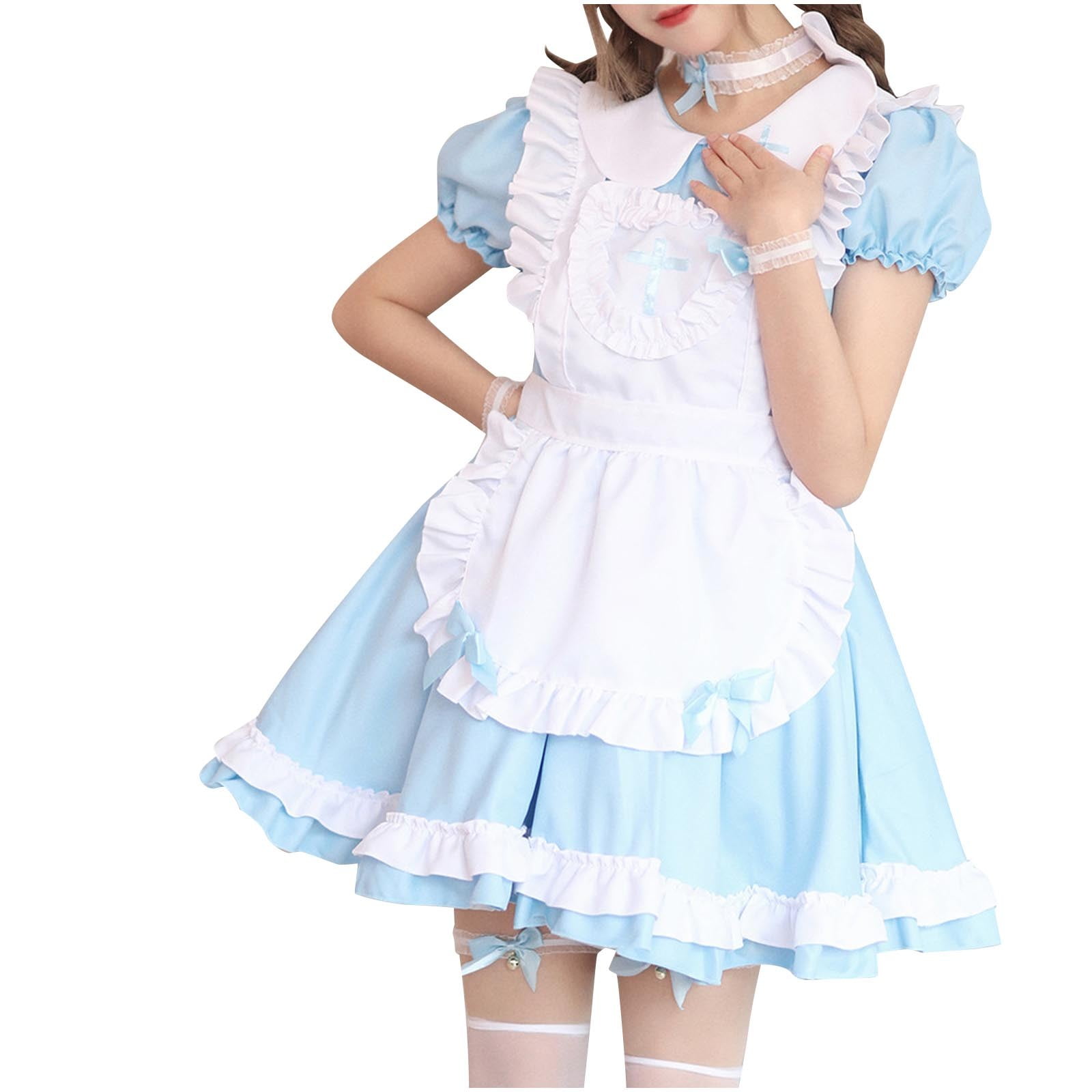 Arnsht Women Fashion Sweet Cute Lolita Dress Role Play Fashion Maid ...