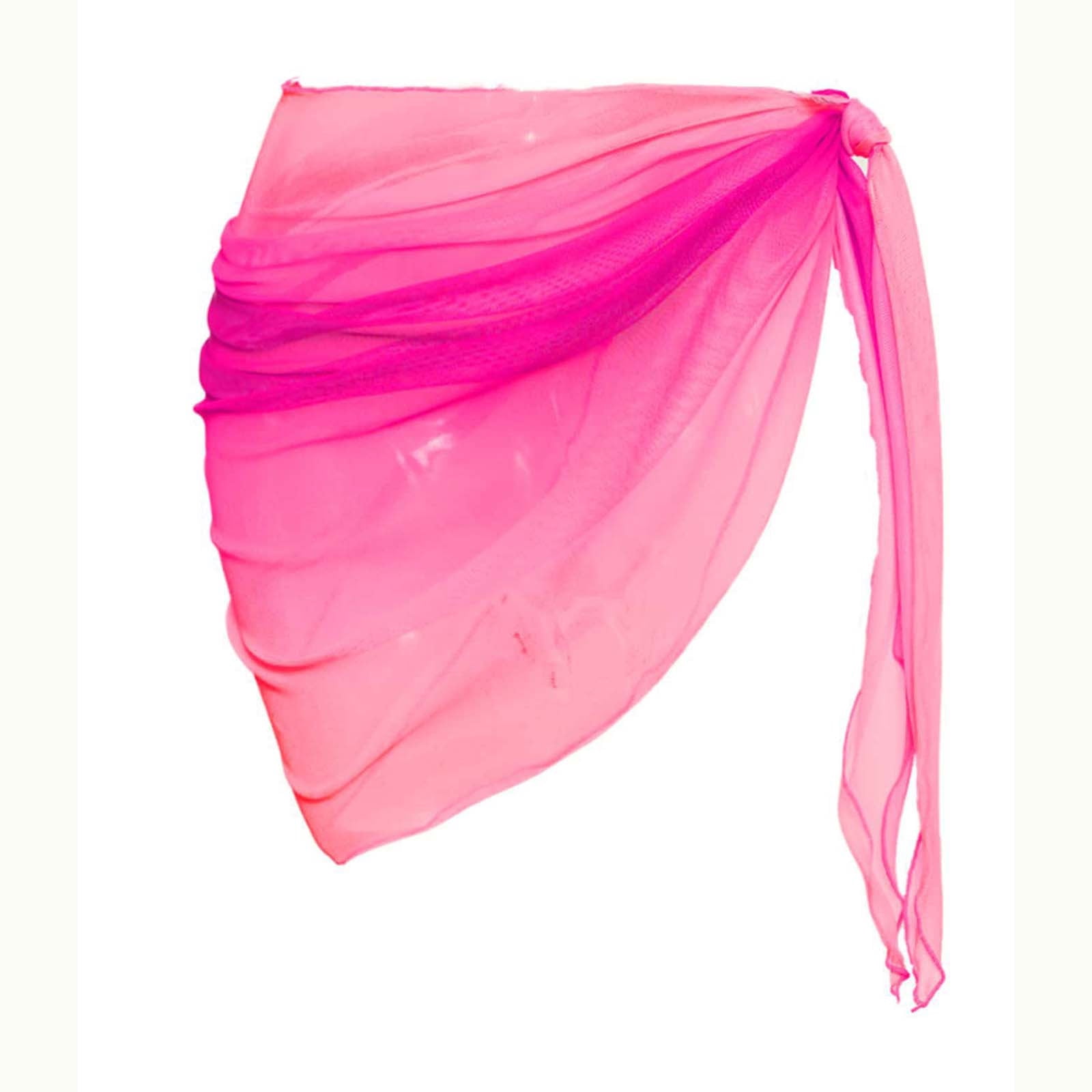 Arnsht Women's Beach Sarong Bathing Suit Short Wrap Skirt Sheer Bikini ...