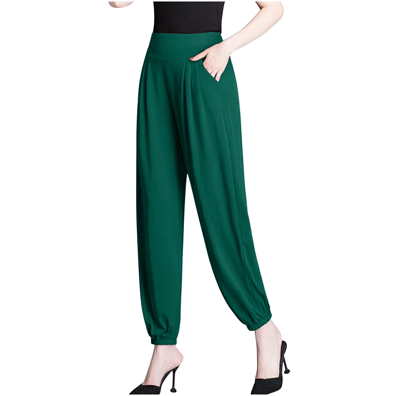 Arnsht Women's Bloomers Wide Leg Pants High Waist Modern Loose Casual ...