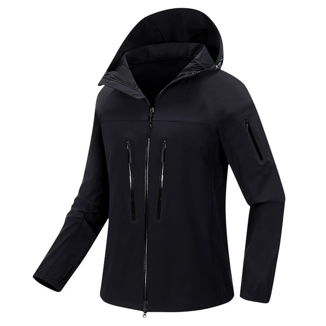 Arnsht Women's Fall Winter Jacket Waterproof Shell Jacket Hooded ...