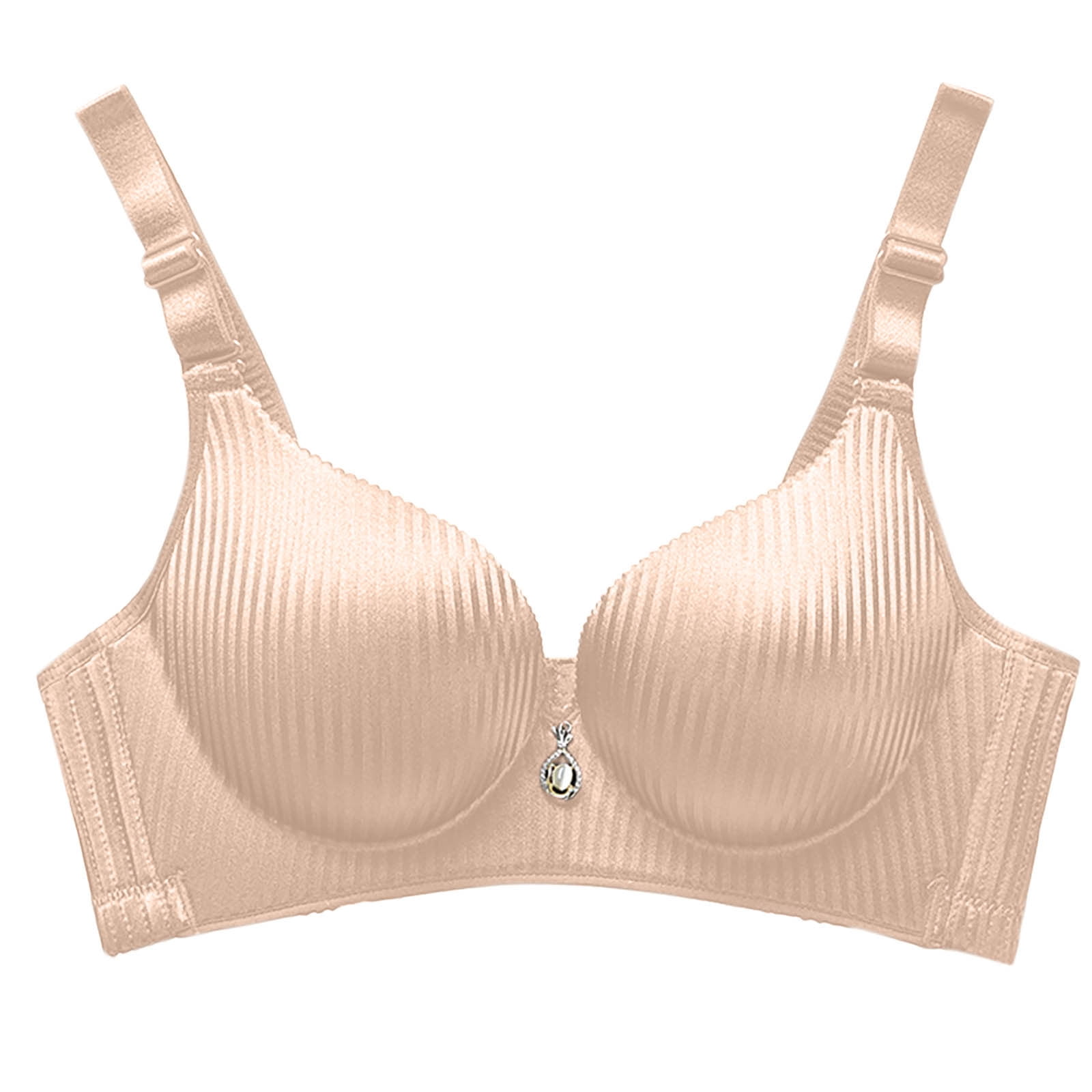 Arnsht Women's No Side Effects Underarm and Back-Smoothing Comfort Underwire Lightly Lined Soft ...