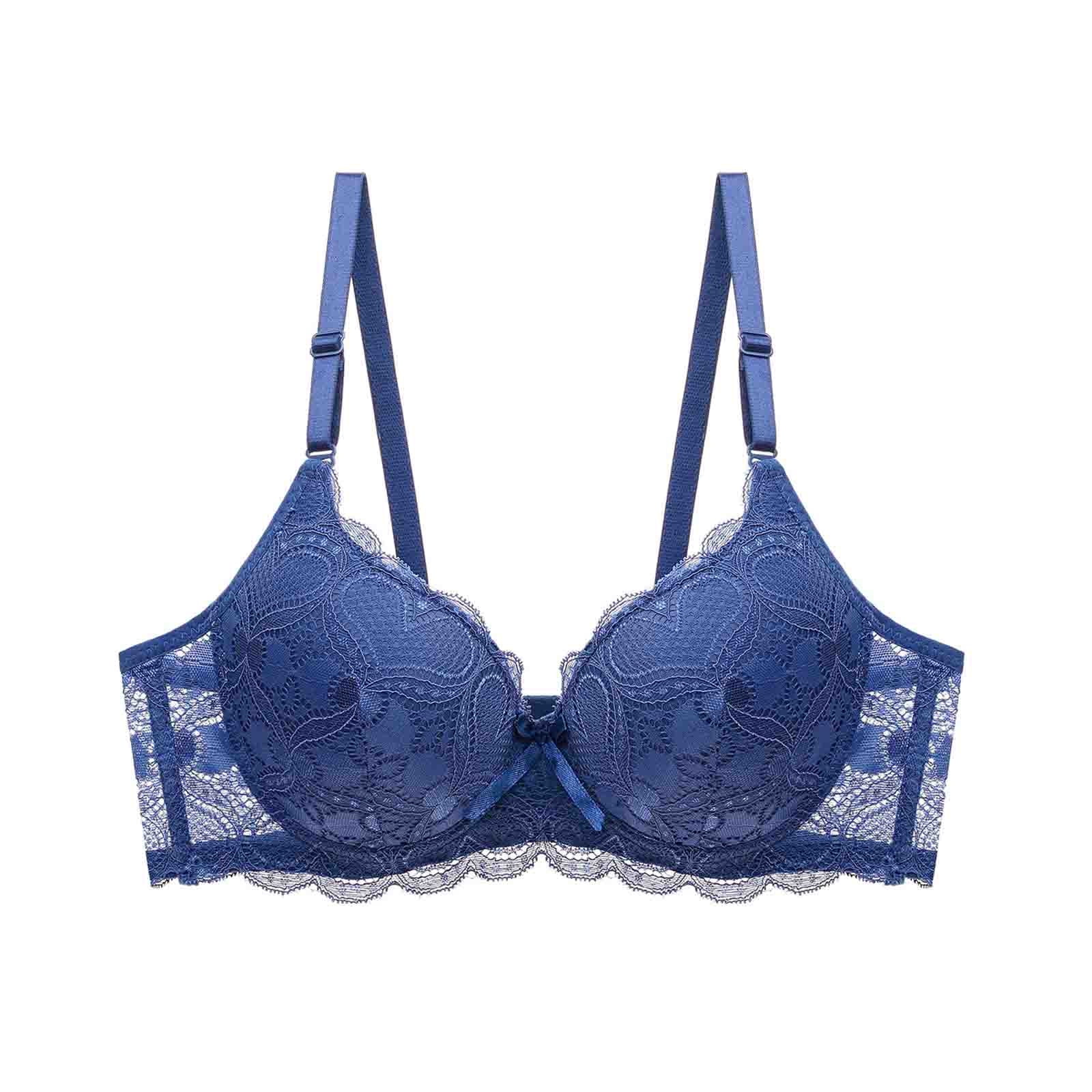 Arnsht Women's Push Up Bra Lace Comfort Padded Bra Gathered Underwear ...