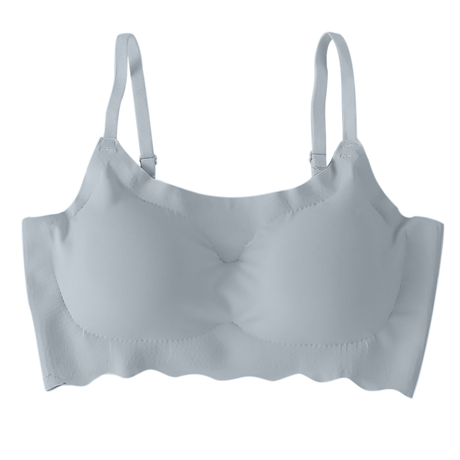 Arnsht Women's Scallop Trim Lifting Gathering Folding Sagging Bra Soft ...