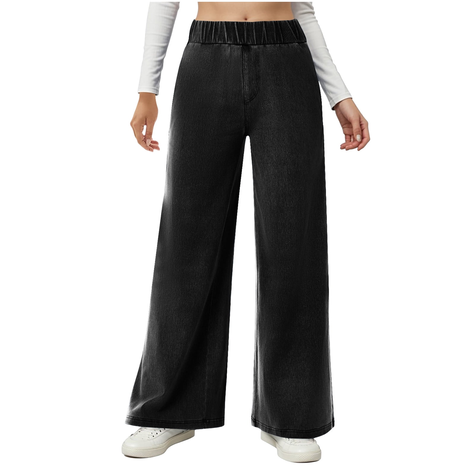Arnsht Women's Spring and Autumn High Waisted Versatile Straight Leg ...