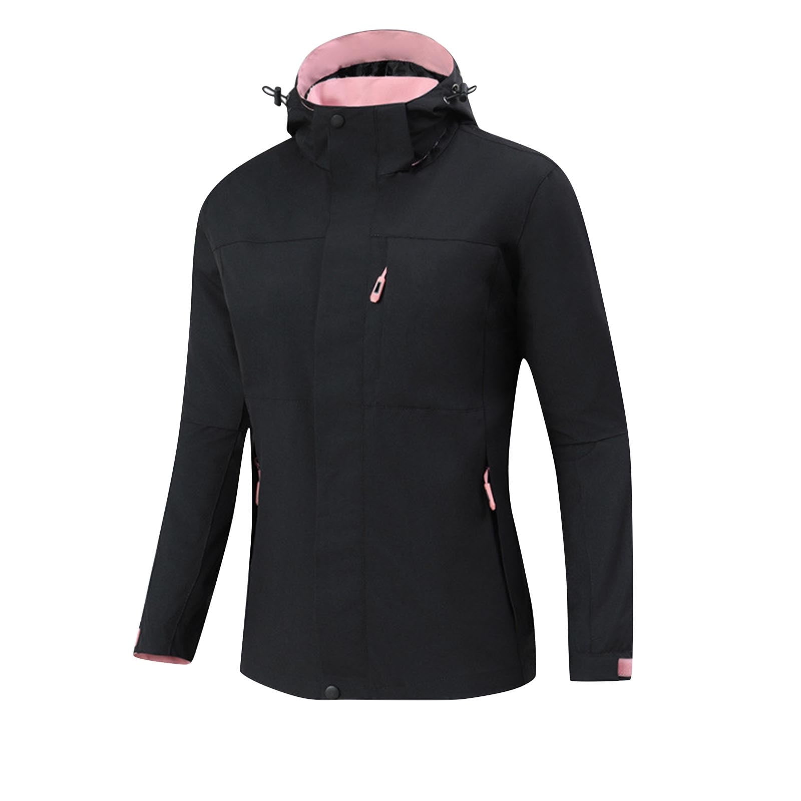 Arnsht Women's Waterproof Rain Jacket,Lightweight Windproof Full Zip ...