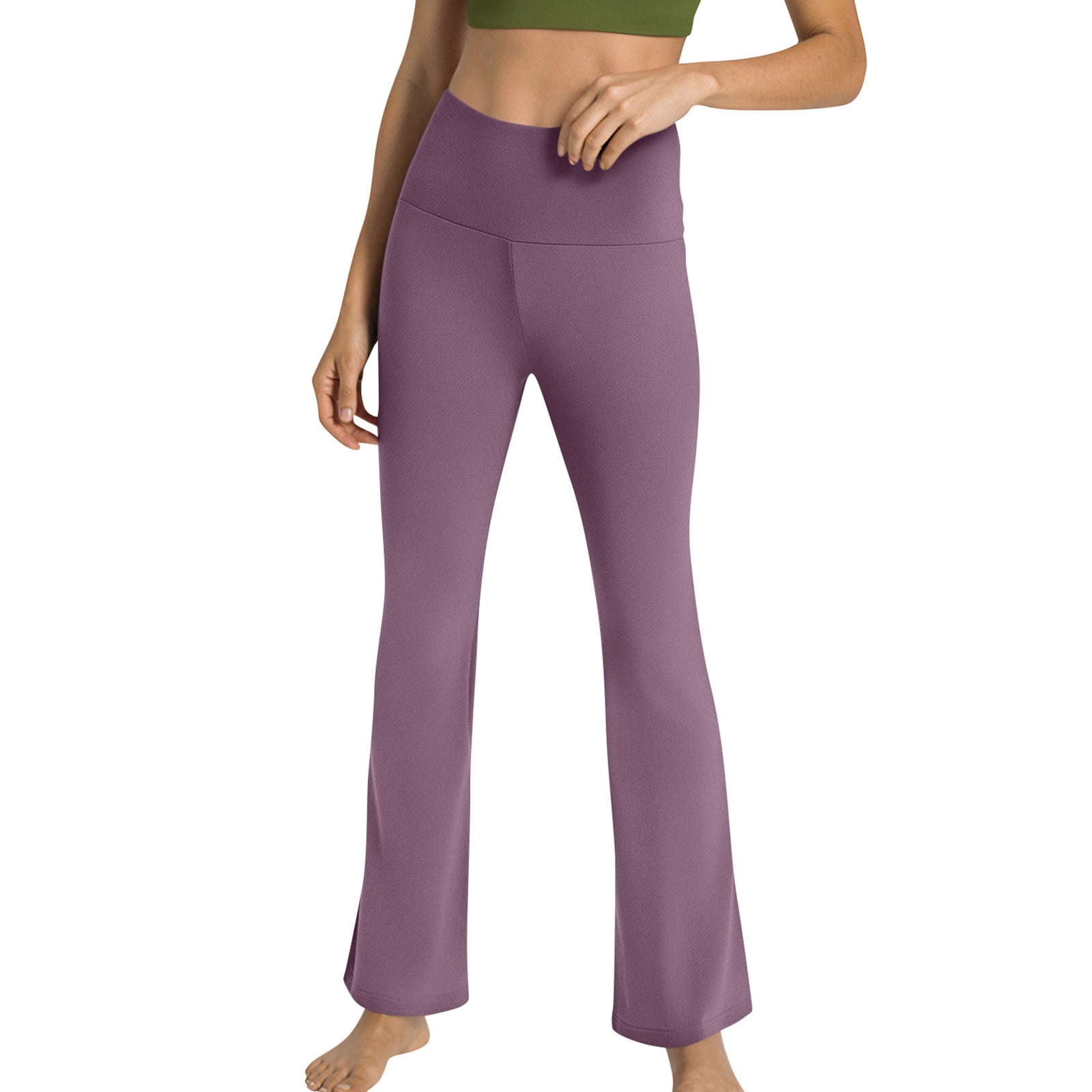 Arnsht Women's Wide Leg Yoga Pants Bootcut Workout Flare Leggings ...