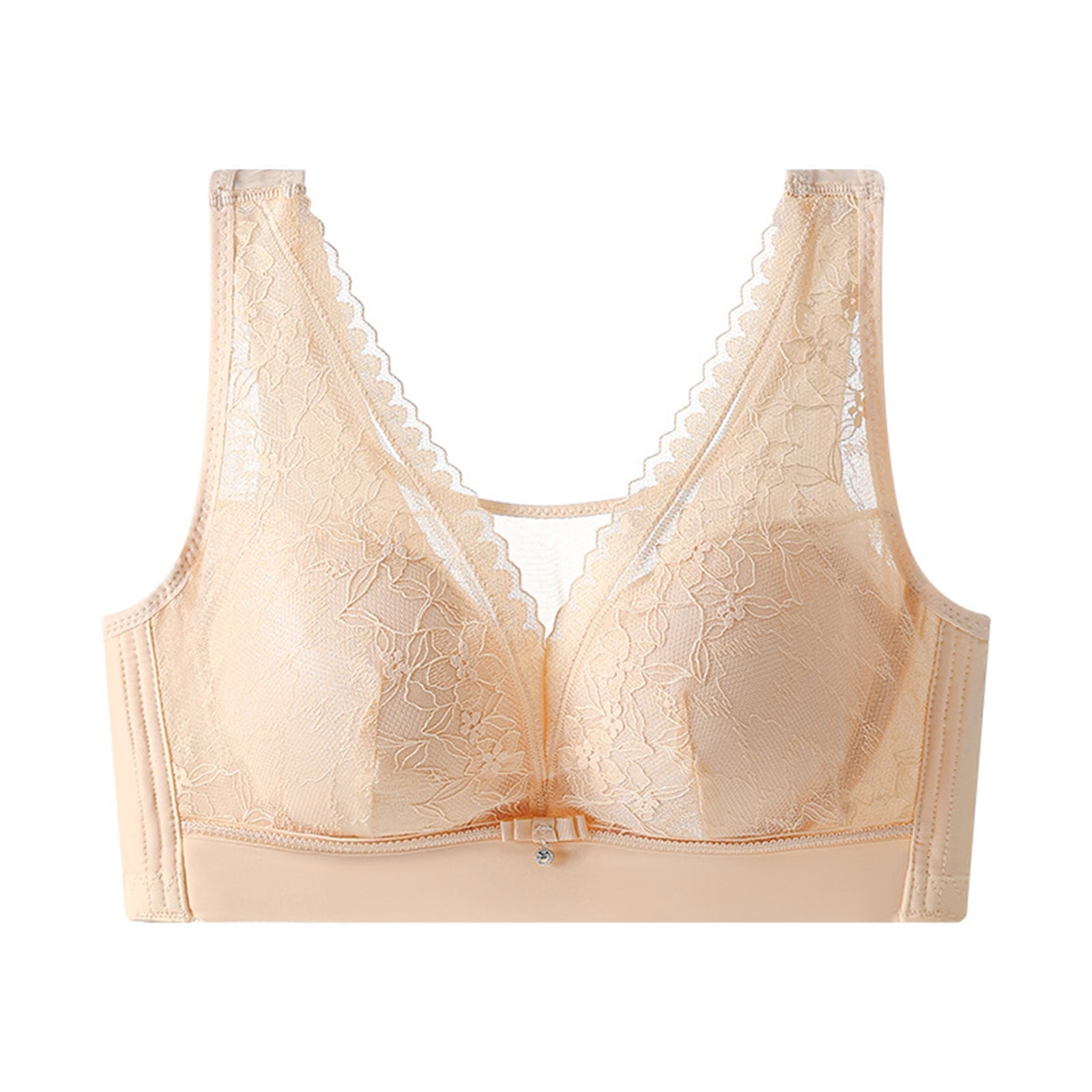 Arnsht Women's Wireless Lace Bra Cute Fashion Lifting Large Size Thin ...