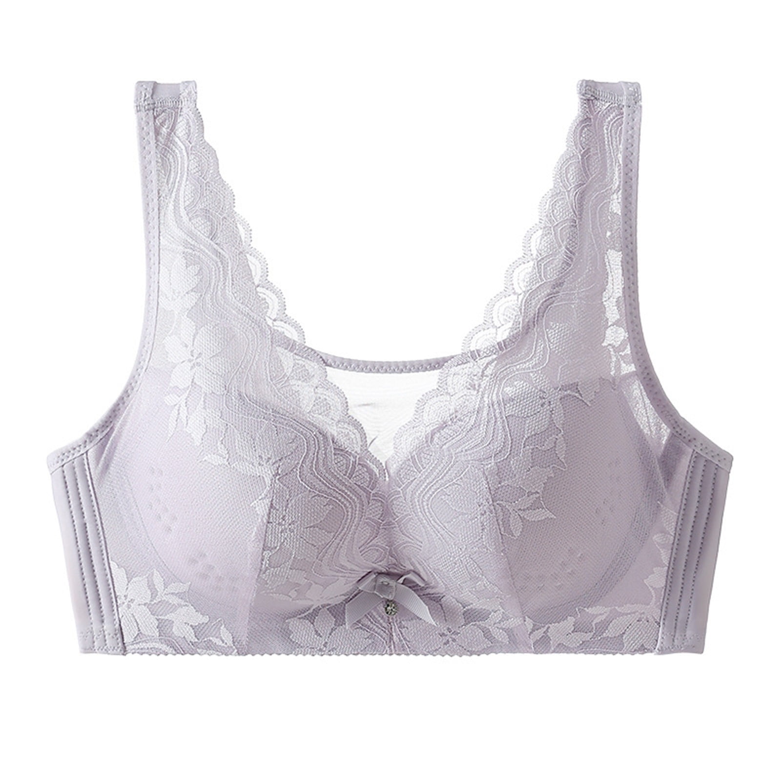 Arnsht Women's Wireless Lace Bra Cute Fashion Lifting Large Size Thin ...