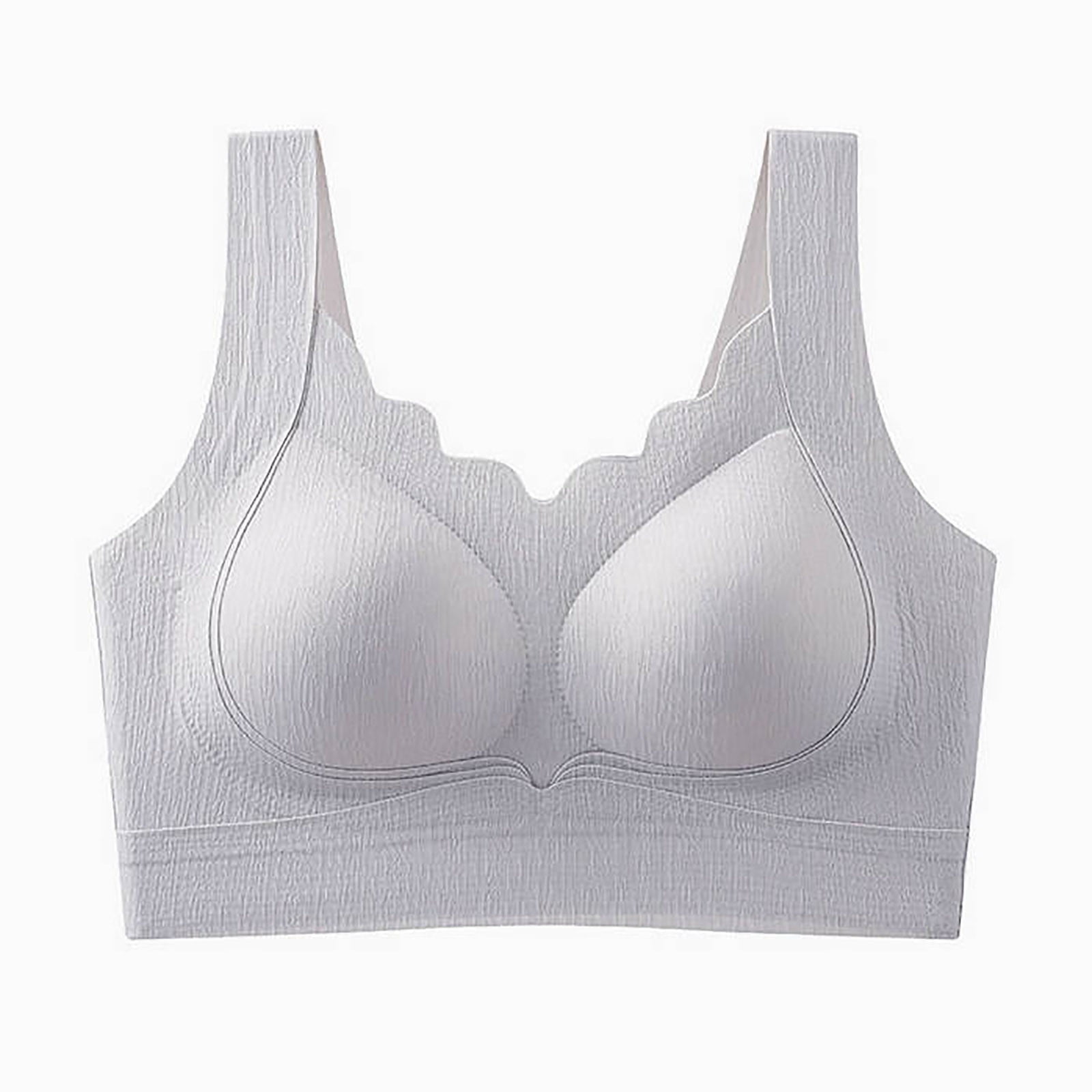 Arnsht Womens Seamless Bras No Underwire Supportive Wireless Push Up Full Coverage Bralette ...