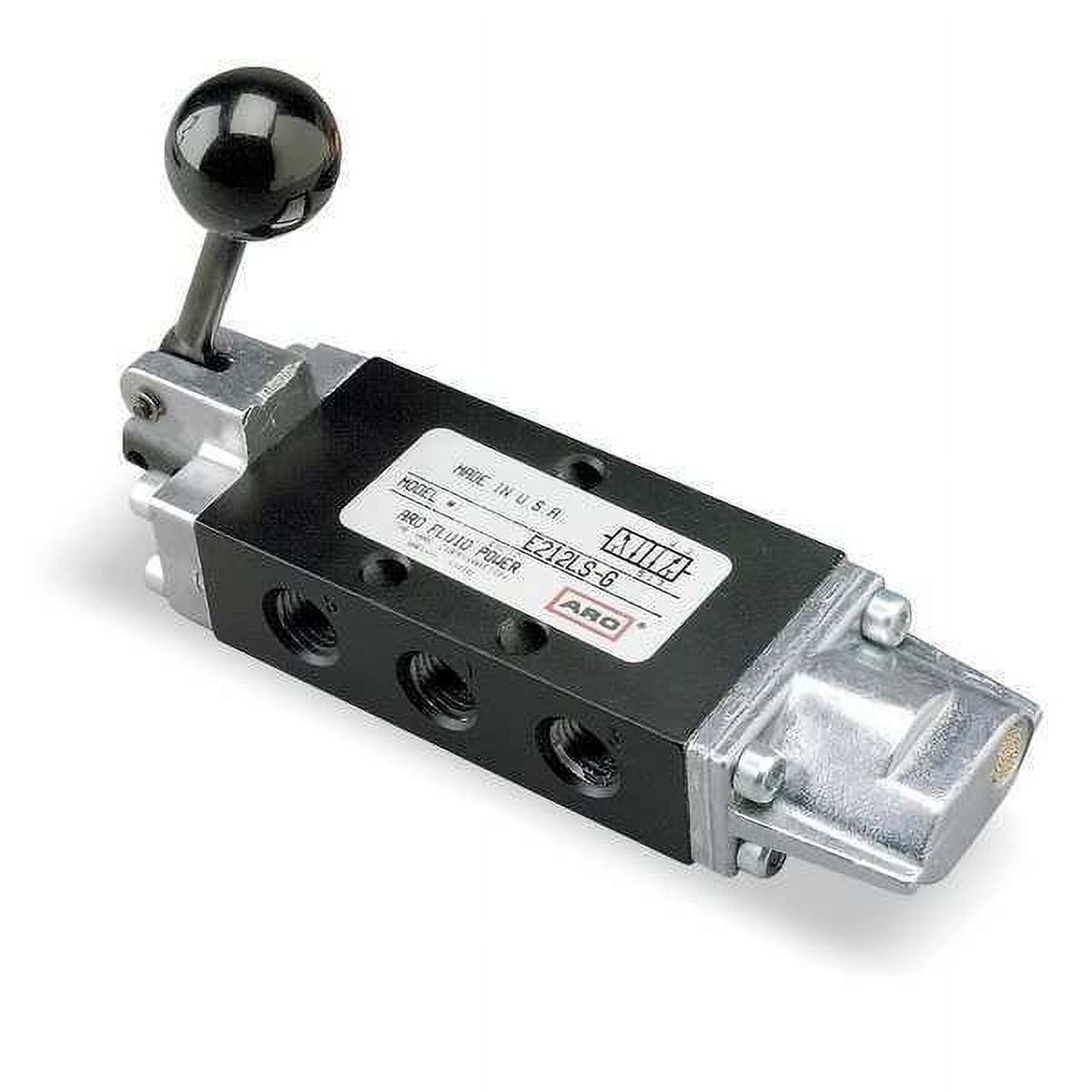 Aro Manual Air Control Valve, Lever, Black E712LS - Walmart.com