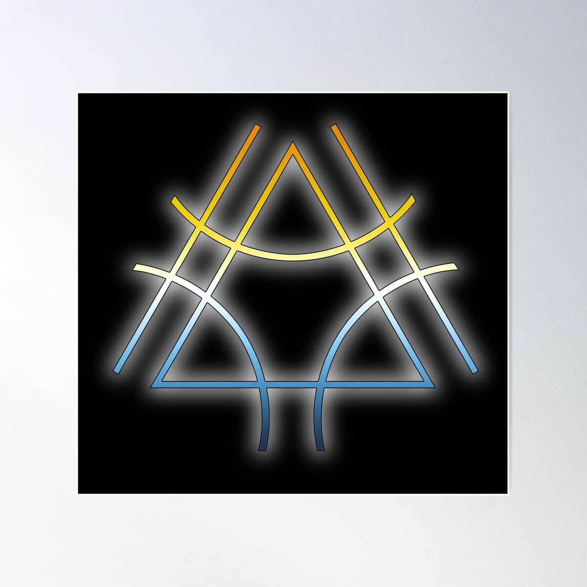 Aroace "Brave" Pride Sigil Poster Wall Art, Modern Wall Decor For ...