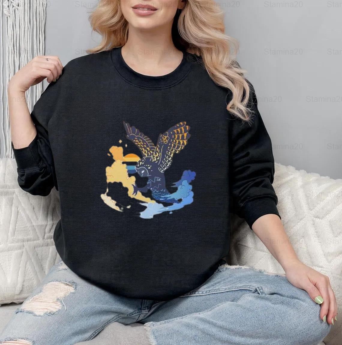 Aroace Flag Owl Pixel Art Bright Style Sweatshirt, for men & women, up ...