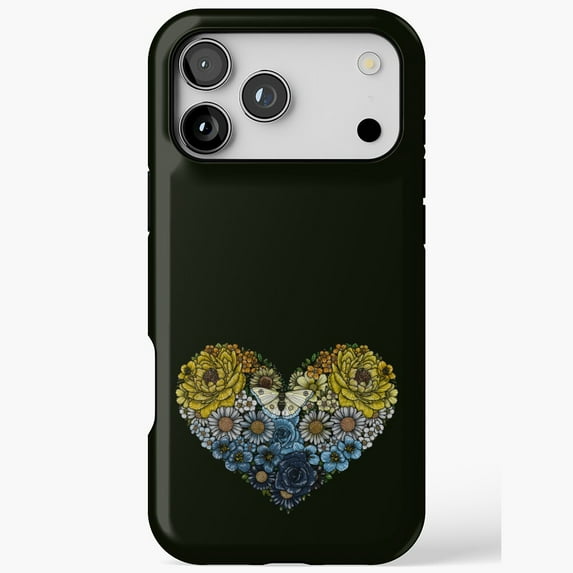 Aroace Pride Flag Flowers Heart Design iPhone Case 11 to 17 Pro Max ...