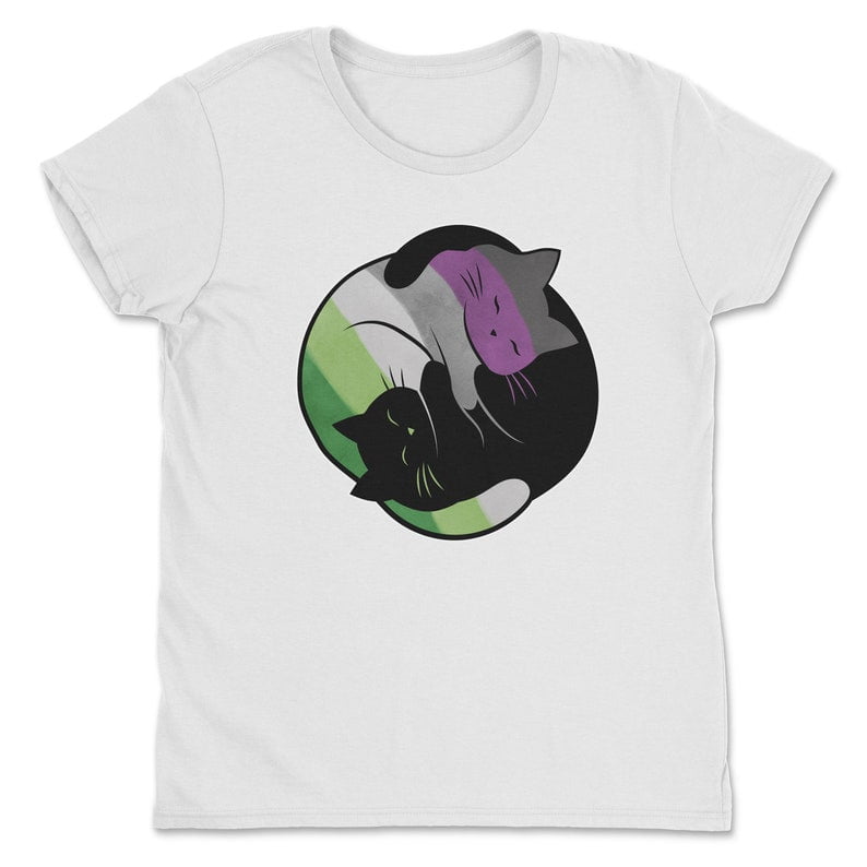 Aroace Pride Shirt, Aroace Flag Gift, Aromantic & Asexual Pride Tee ...