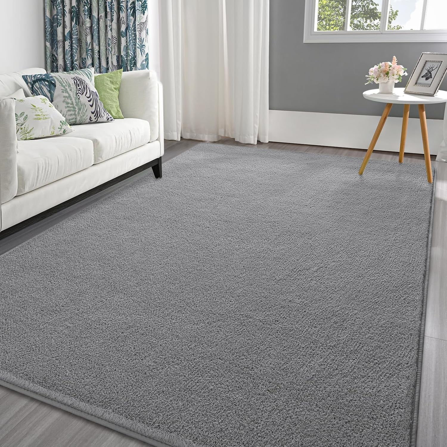 Arogan Soft Low Pile Rug Modern Area Rugs for Bedroom Living Room ...