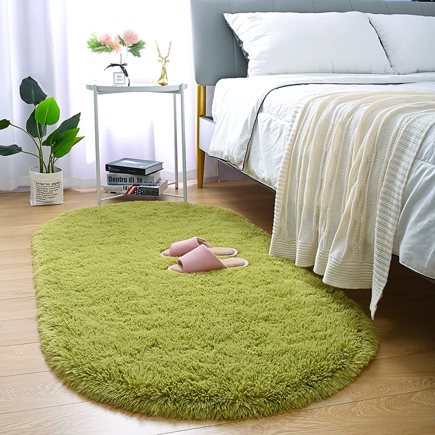 Arogan Ultra Soft Shaggy Area Rug, Fuzzy Plush for Kids Room, Nursery ...