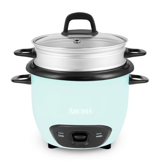 Aroma 6-Cup Electric Rice, Blue - Nonstick Interior - Walmart.com