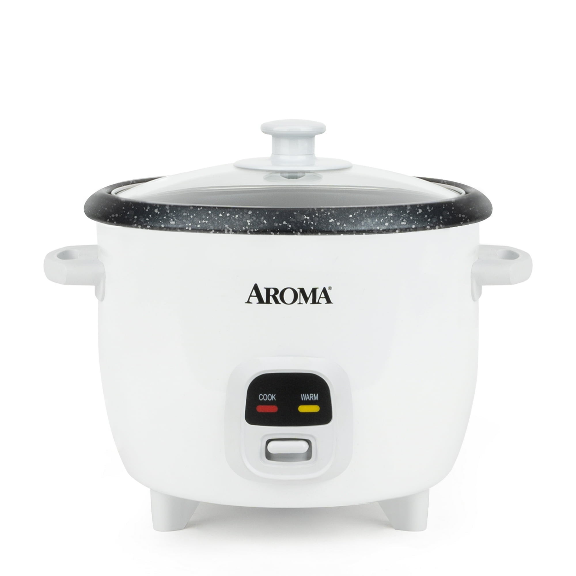 Aroma 6-Cup Rice Cooker, 8X Durable Bonded Granite Coating, Automatic ...