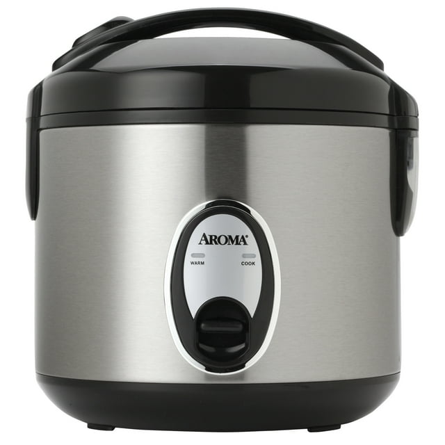 Aroma 8 Cup Non-Stick Rice Cooker, 3 Piece - Walmart.com