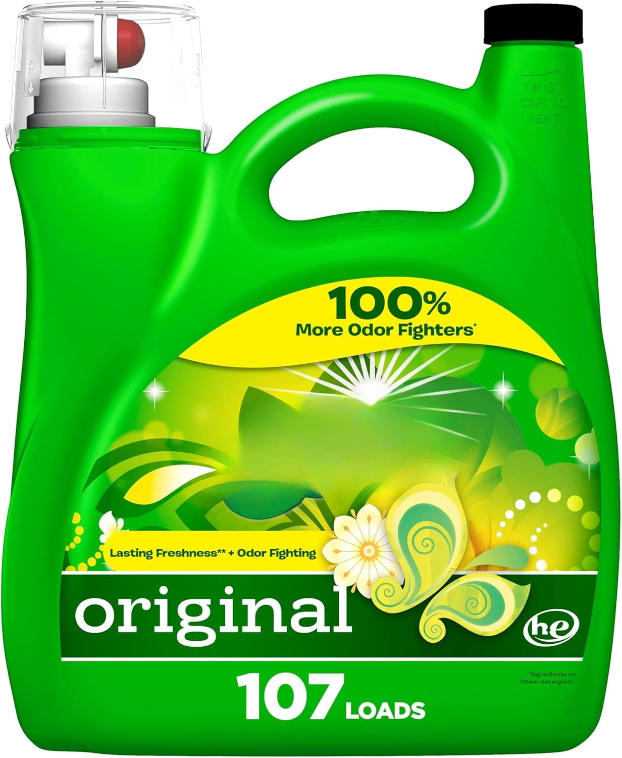 + Aroma Boost Laundry Detergent Liquid, Original Scent, 107 Loads, 154 ...