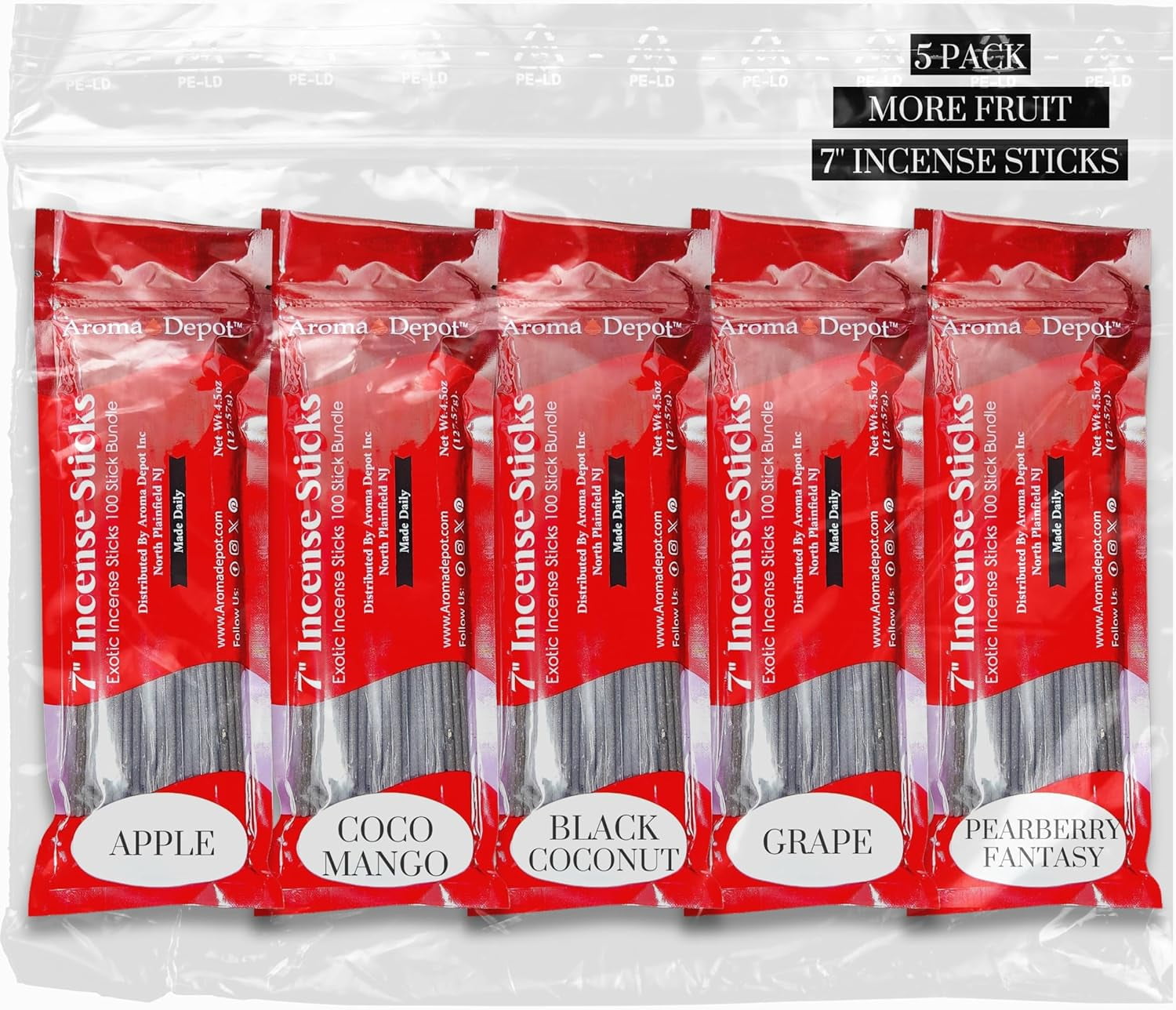 Aroma Depot 7'' More Fruit Set Variety Set – Tropical & Sweet Aromatic ...