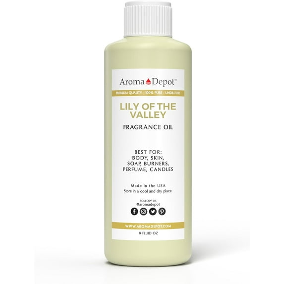 Aroma Depot Lily of the Valley 8 oz Fragrance Oil – Long-Lasting ...