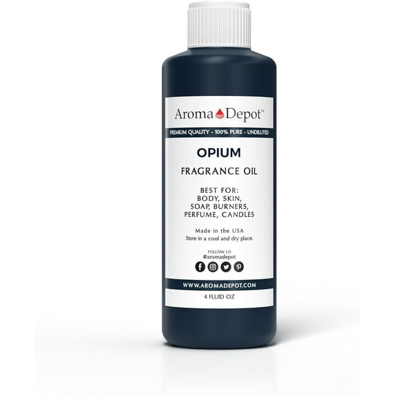 Aroma Depot Opium 4 oz Fragrance Oil – Long-Lasting Scented Oil for ...