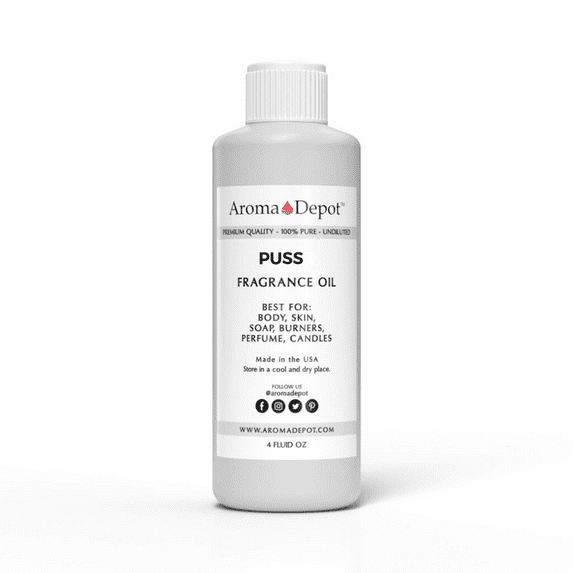 Aroma Depot Puss 4 oz Fragrance Oil – Long-Lasting Scented Oil for ...