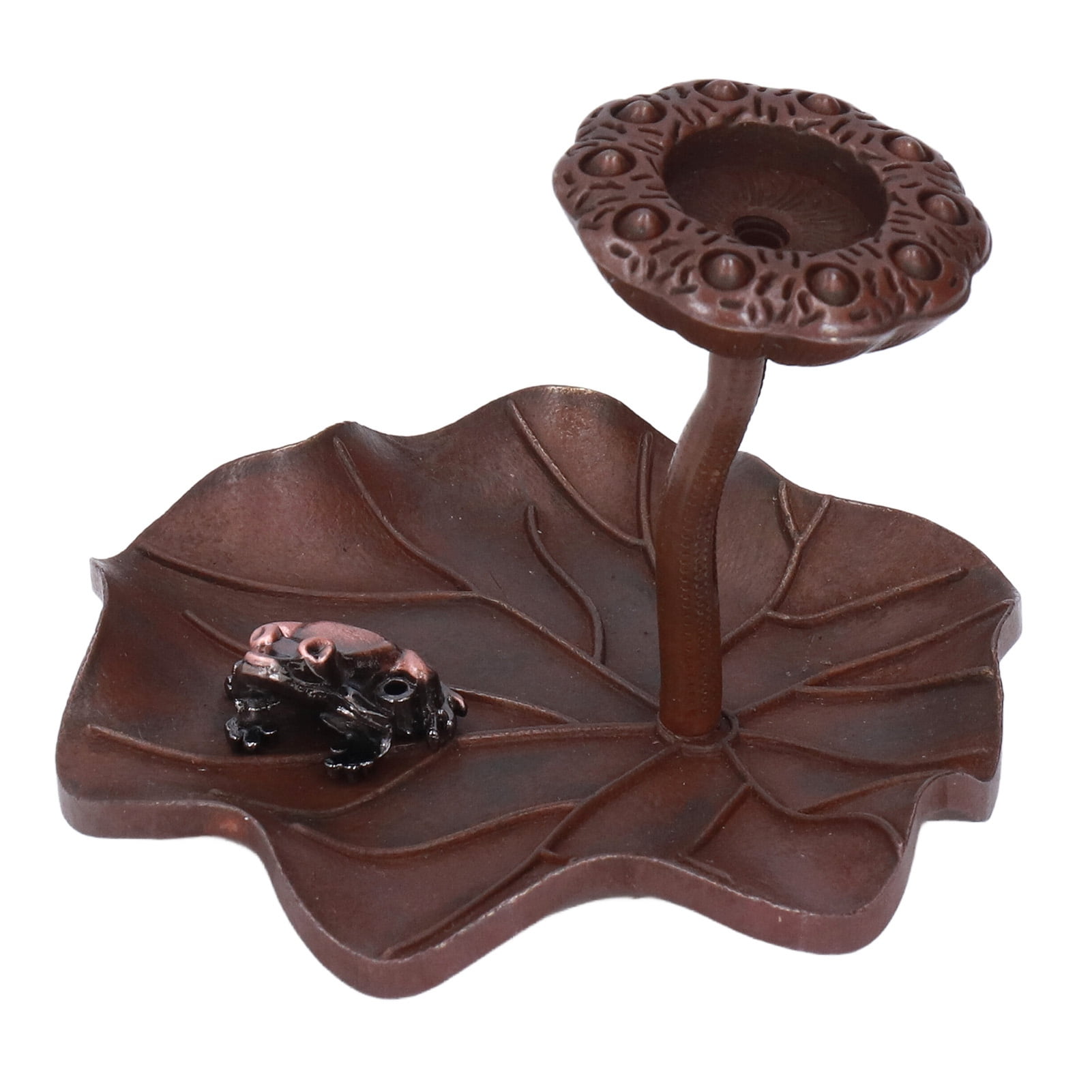 Aroma Furnace Copper Leaf Shaped Backflow Aromatherapy Burning Furnace ...