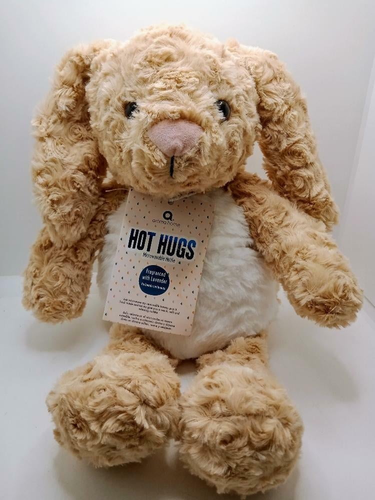 Aroma Home Hot Hugs Beige Bunny Microwaveable Hottie Lavender ...