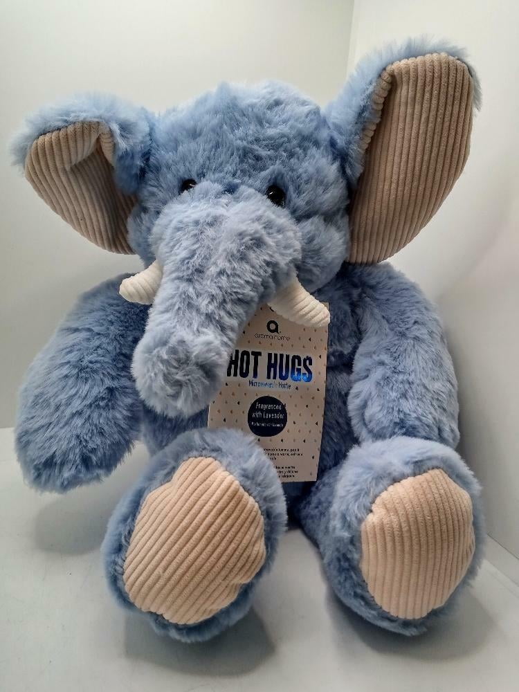 Aroma Home Hot Hugs Elephant Stuffed Animal Microwaveable Hottie ...