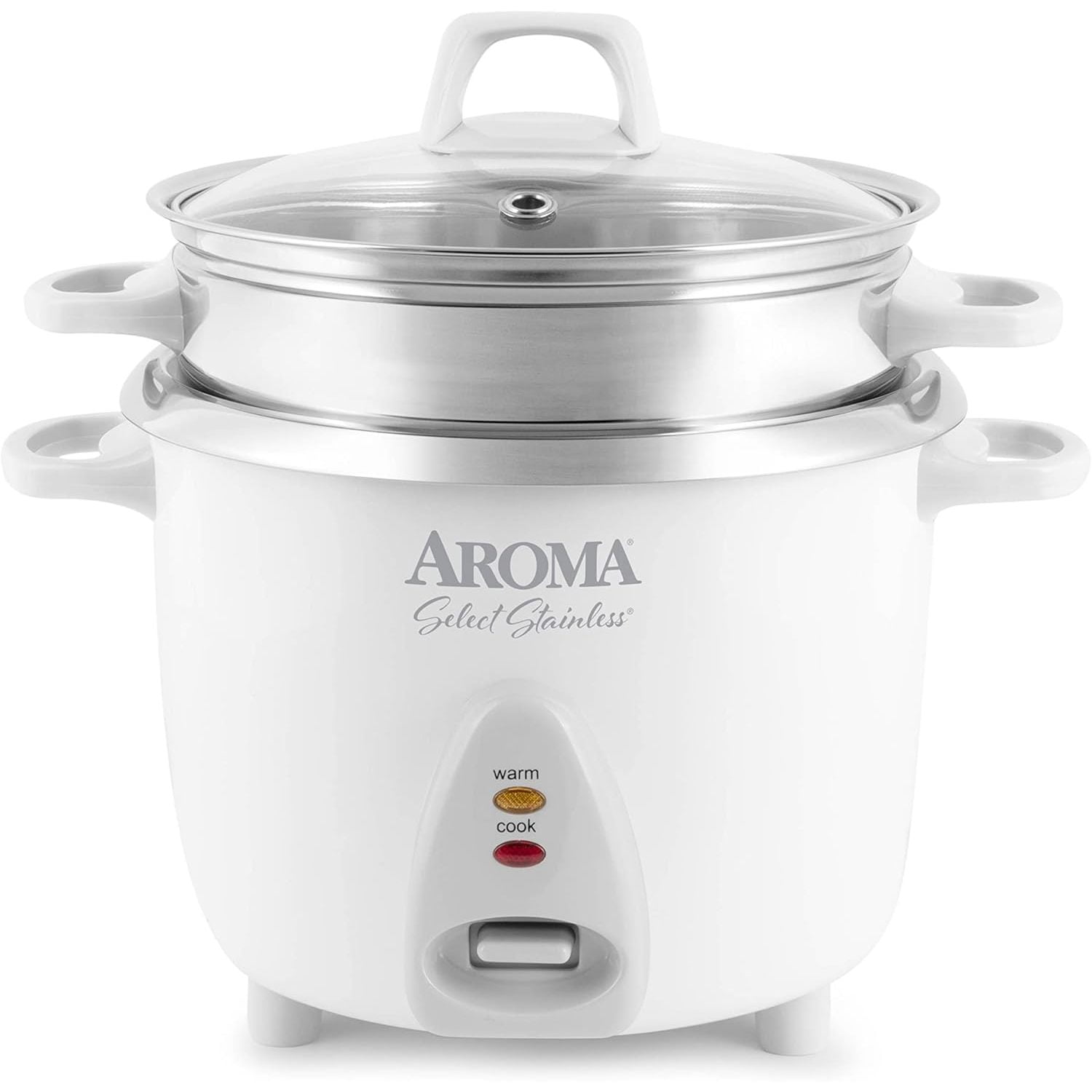 Aroma Housewares 14-Cup (Cooked) / 3Qt. Select Stainless Pot-Style Rice ...