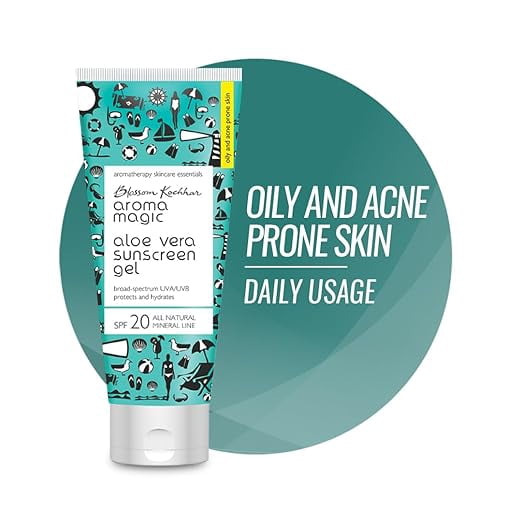 Aroma Magic Aloe Vera Sunscreen Gel 100ml | SPF 20 Protection for Oily ...