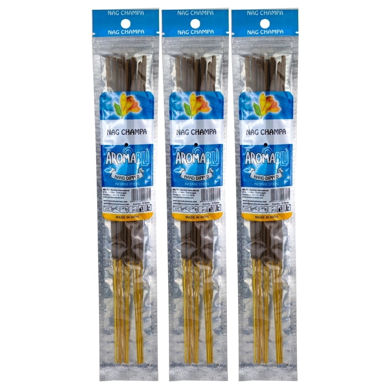 AromaBlu 11" Hand Dipped Incense 3-Pack (10-Sticks Per Pack) - Choose ...