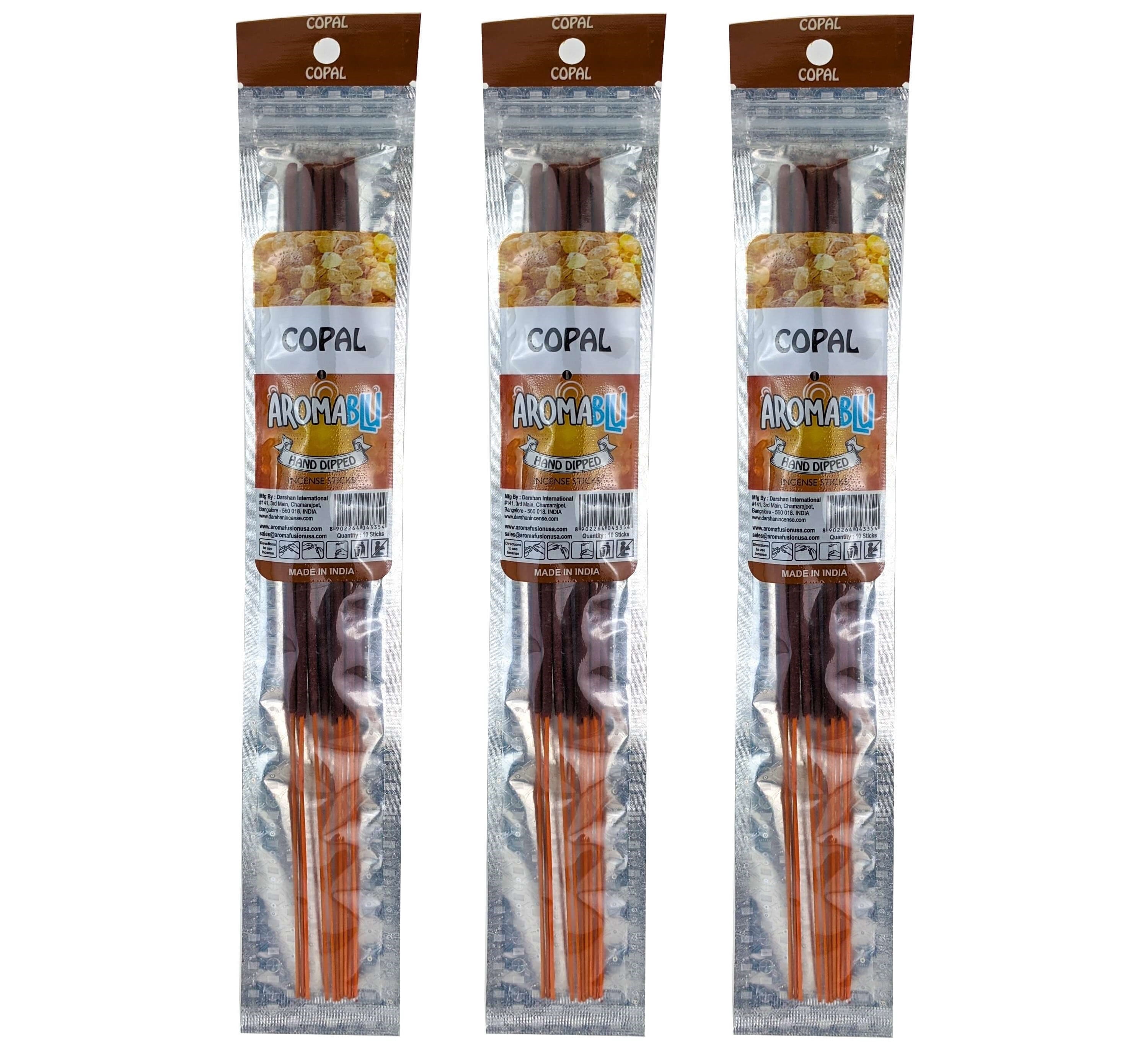 AromaBlu 11" Hand Dipped Incense 3-Pack (10-Sticks Per Pack) - Choose ...