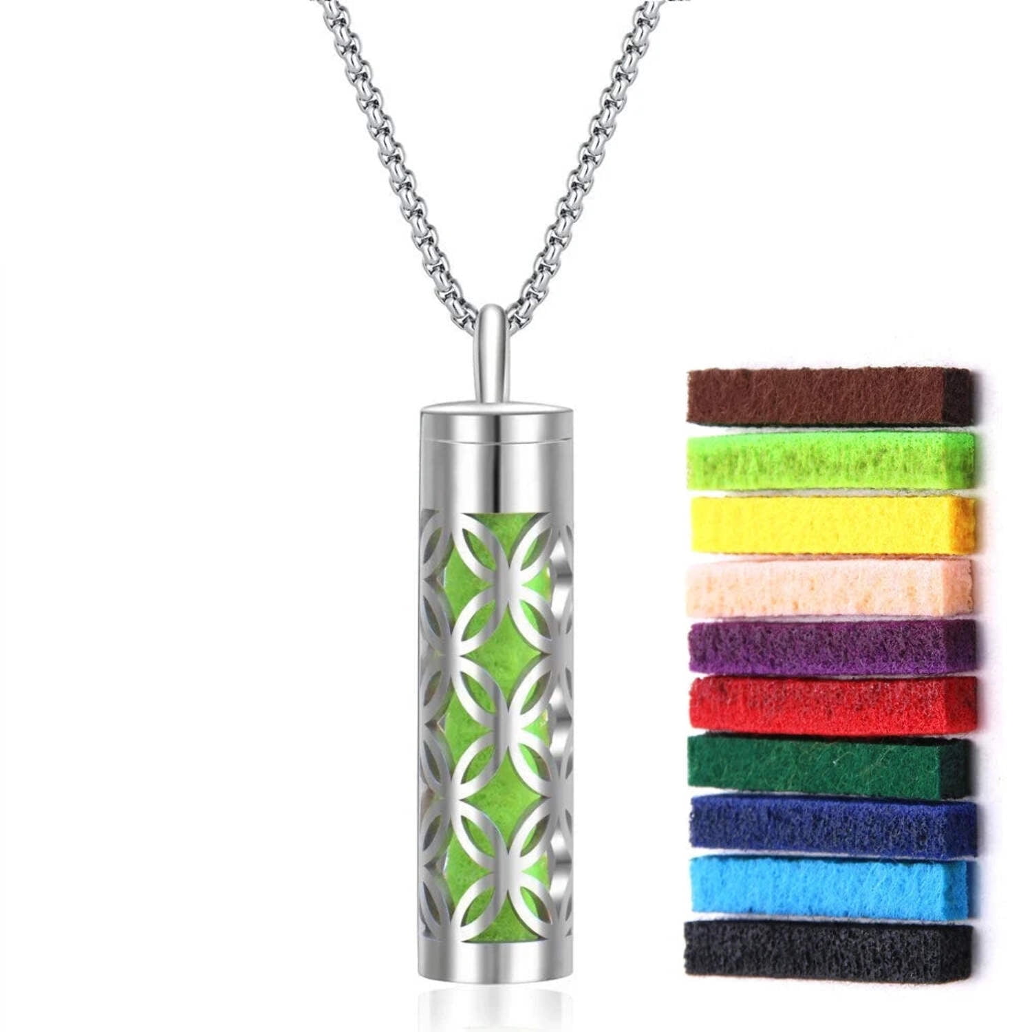 AromaFlow Diffuser Necklace - Essential Oil Jewelry | Fragrance Style ...