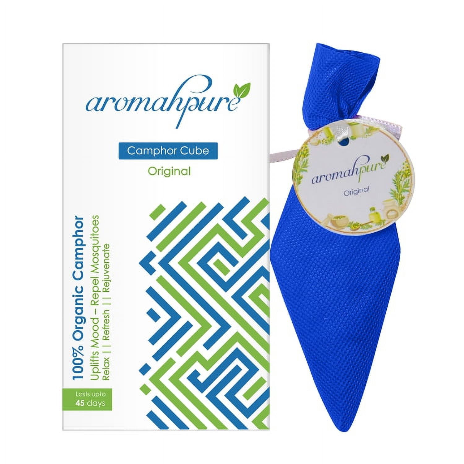 Aromahpure Camphor Cube | Original | 45 Days Last Long| 100% Pure ...