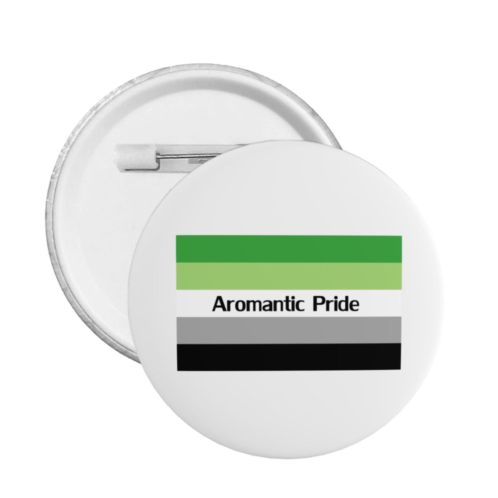 Aromantic Pride Flag Circular Button Fashion Badge Decoration Backpack Clothing Suitable For ...