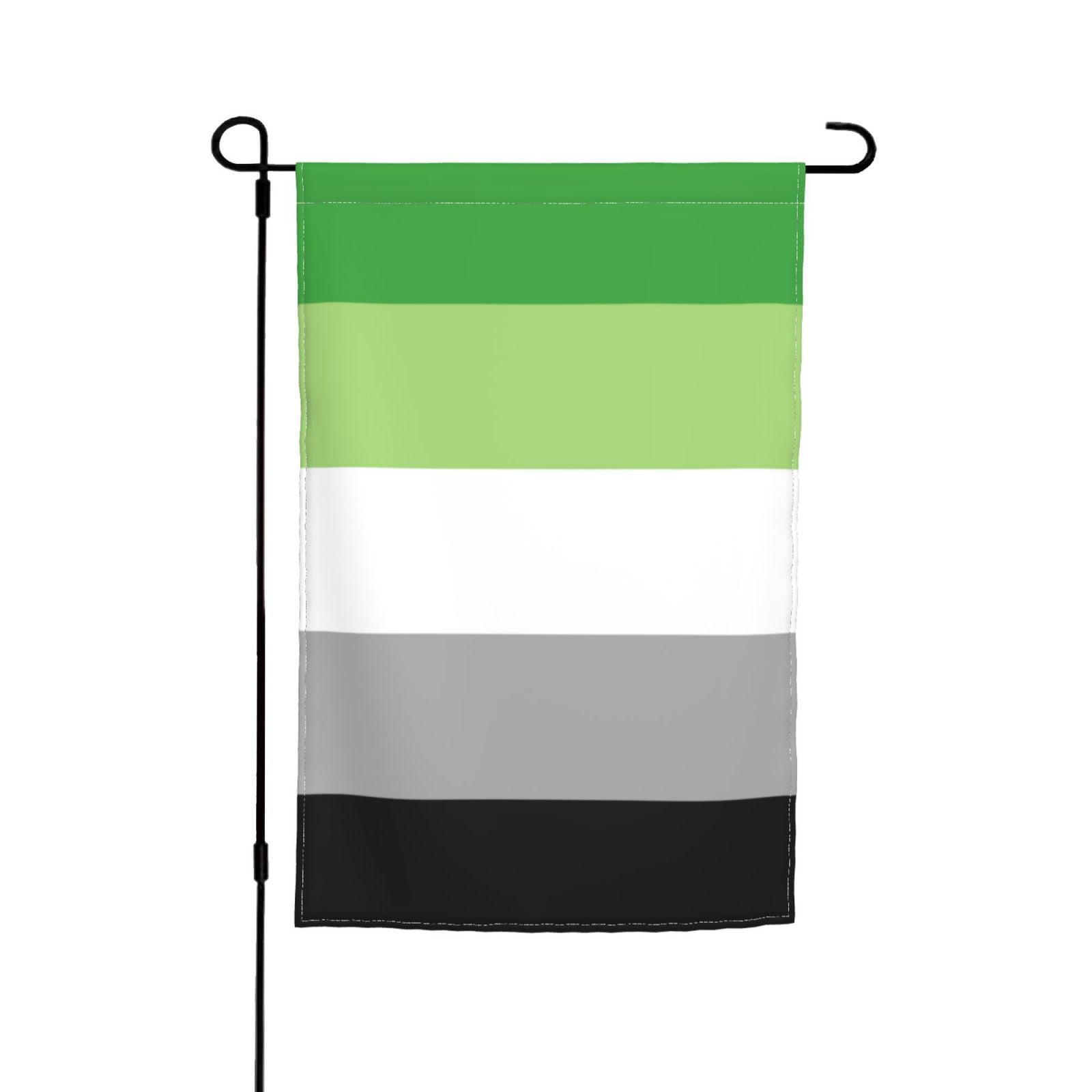 Aromantic Pride Flag Garden Flags 12x18 Inch Double Sided Banner For